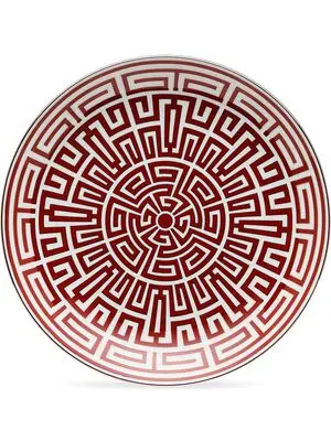 GINORI 1735 Labirinto Serving Plates (31cm) Red