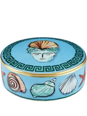 GINORI 1735 Il Viaggio Di Nettuno Trinket Box - Blue