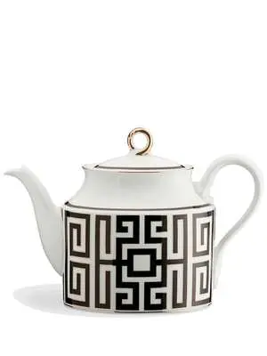 GINORI 1735 Labirinto Teapot - Black