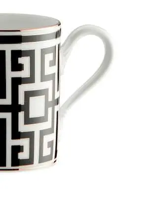 GINORI 1735 Labirinto Maze-print Mug - Black