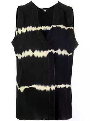 Giorgio Armani Tie-dye Print Sleeveless Top