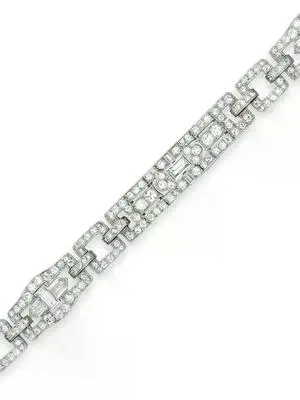 Cartier Platinum Art Deco Diamond Bracelet