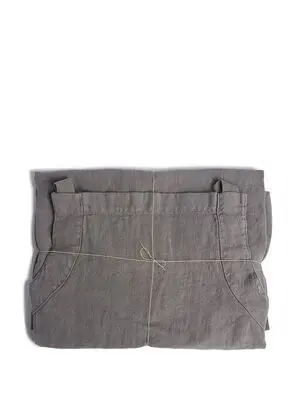 ONCE MILANO Halterneck Linen Apron
