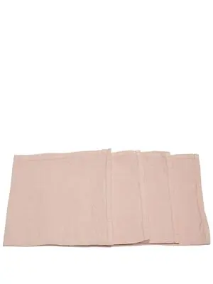 ONCE MILANO Linen Napkin Set Of Four - Pink