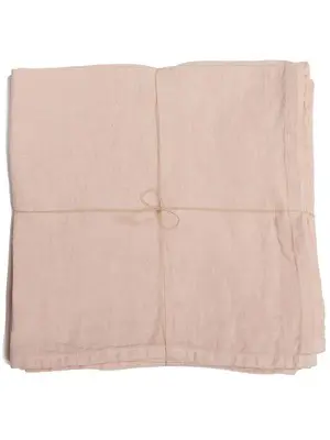 ONCE MILANO Linen Napkin Set Of Four - Pink