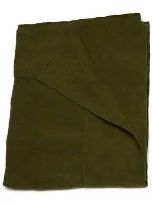 ONCE MILANO Medium Linen Table Cloth - Green