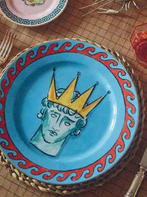 GINORI 1735 Viaggio Di Nettuno Porcelain Dinner Plate