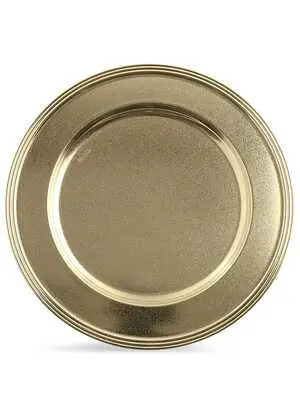 SAMBONET Avenue Stripe-edge Plate - Gold