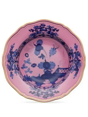 GINORI 1735 Oriente Italiano Porcelain Soup Plate - Pink