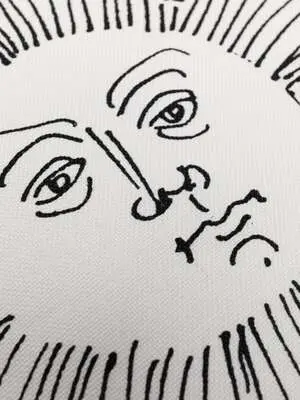 FORNASETTI Solamente-print Cushion