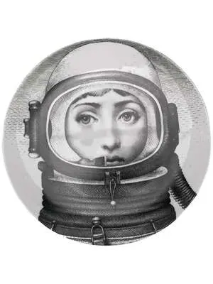FORNASETTI Wall Plate - Black