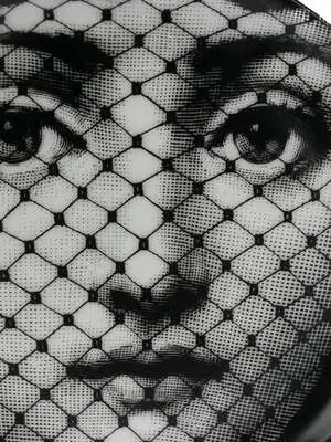 FORNASETTI Face Print Saucer