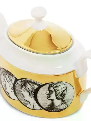 FORNASETTI Cammei Sugar Bowl - White