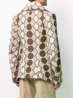 WALTER VAN BEIRENDONCK Geometric Print Jacket