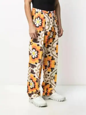 WALTER VAN BEIRENDONCK Power Flower Trousers