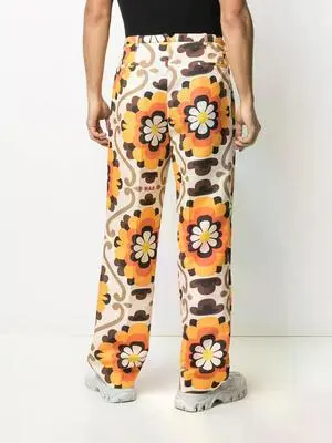 WALTER VAN BEIRENDONCK Power Flower Trousers