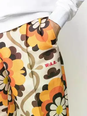WALTER VAN BEIRENDONCK Power Flower Trousers