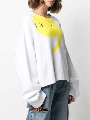 MAISON MARGIELA Logo-print Sweatshirt