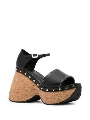 UNDERCOVERISM Chunky Platform Leather Sandals
