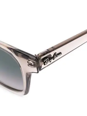 Ray-ban Transparent Square Frame Sunglasses