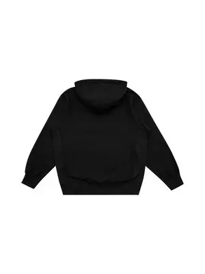 Supreme Kaws Chalk Logo Hooded Sweatshirt - Black