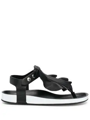 Isabel Marant Étoile Leather Ruffle-trim Sandals