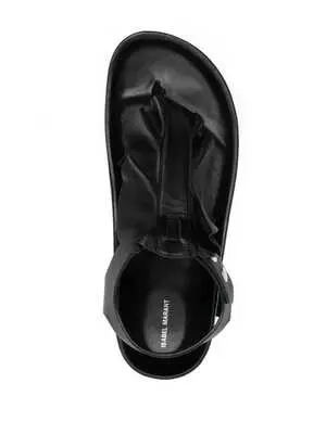 Isabel Marant Étoile Leather Ruffle-trim Sandals