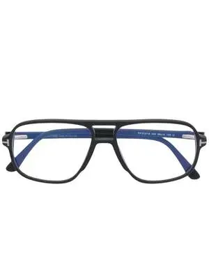 TOM FORD Pilot-frame Glasses - Black