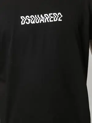 Dsquared2 Distorted Logo-print T-shirt