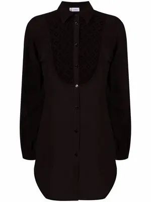 La Perla Cut-out Detail Button-up Shirt