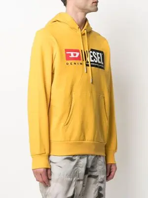 DIESEL® Logo-print Pullover Hoodie