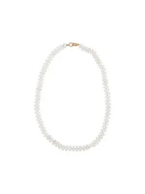 Irene Neuwirth 18kt Yellow Gold Bead Necklace - White