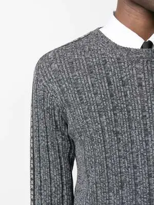Off-White Ribbed Knit Jumper