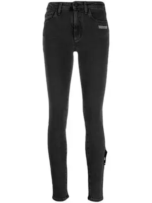 Off-White Skinny-fit Jeans - Grey