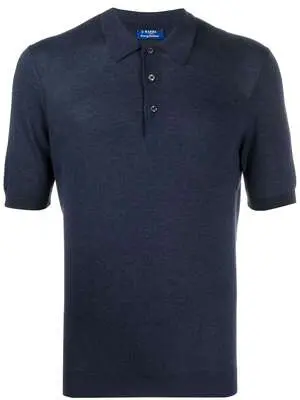 BARBA NAPOLI Knitted Polo Shirt