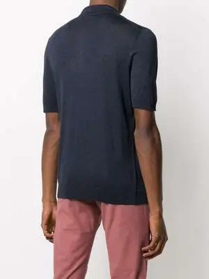 BARBA NAPOLI Knitted Polo Shirt