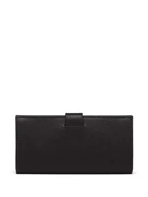 Prada Logo Lettering Continental Wallet