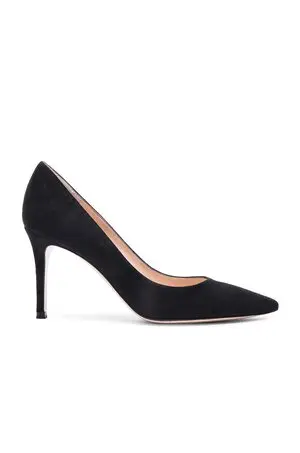 GIANVITO ROSSI Suede Pumps - Black