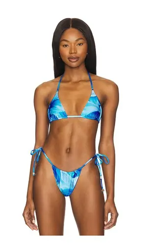 VDM Blair Reversible Bikini Top - Tide