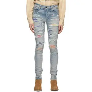 Amiri AMIRI Indigo Rainbow Patch Jeans - Clay Indigo