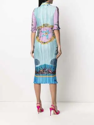Versace Starfish-print Shirt Dress