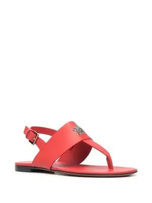 Lorena Antoniazzi Logo-studded Flat Sandals