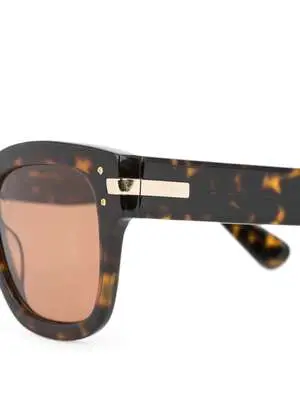 Amiri Tortoiseshell Square Frame Sunglasses - Brown