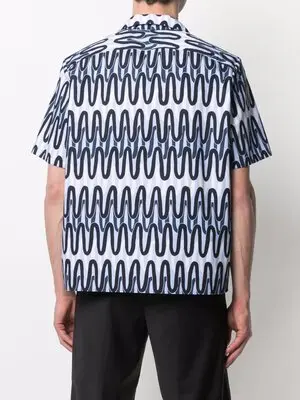 Neil Barrett Abstract-print Short-sleeve Shirt