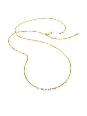 Monica Vinader 32/81cm Adjuster Rolo Chain - Gold