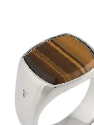 Tom Wood Cushion Tiger Eye Medium Ring