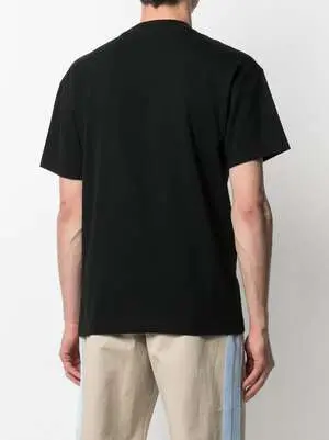 Palm Angels Milano Sprayed-logo T-shirt - Black