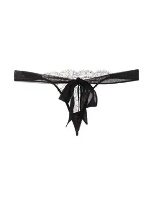 Kiki De Montparnasse Cadeau Ace-trim Thong