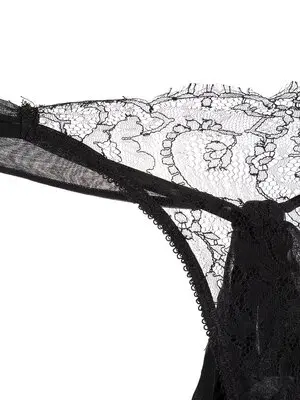 Kiki De Montparnasse Cadeau Ace-trim Thong