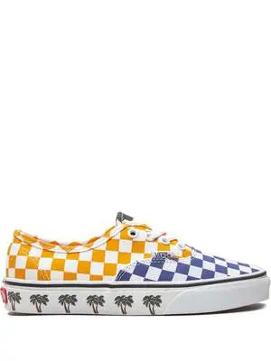 VANS Authentic Sidewall Palm Trees Sneakers - Yellow